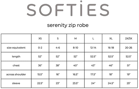 Serenity Shear Mink Zip Robe – Softies