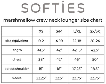 Marshmallow Crew Neck Lounger with Pockets – Softies