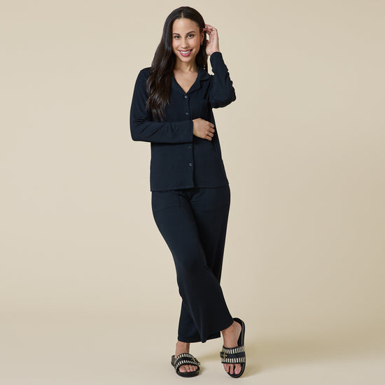 Aria - Slim Notch Collar PJ Set – Softies